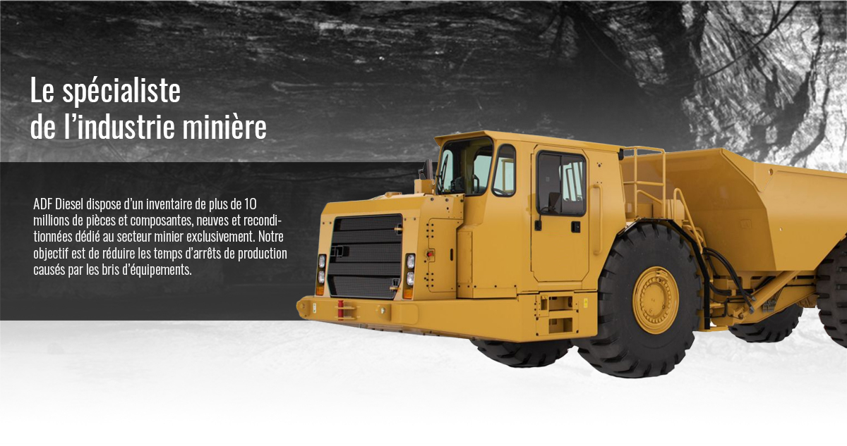 Moteurs Diesel Industrie Minière | Industries | ADF Diesel